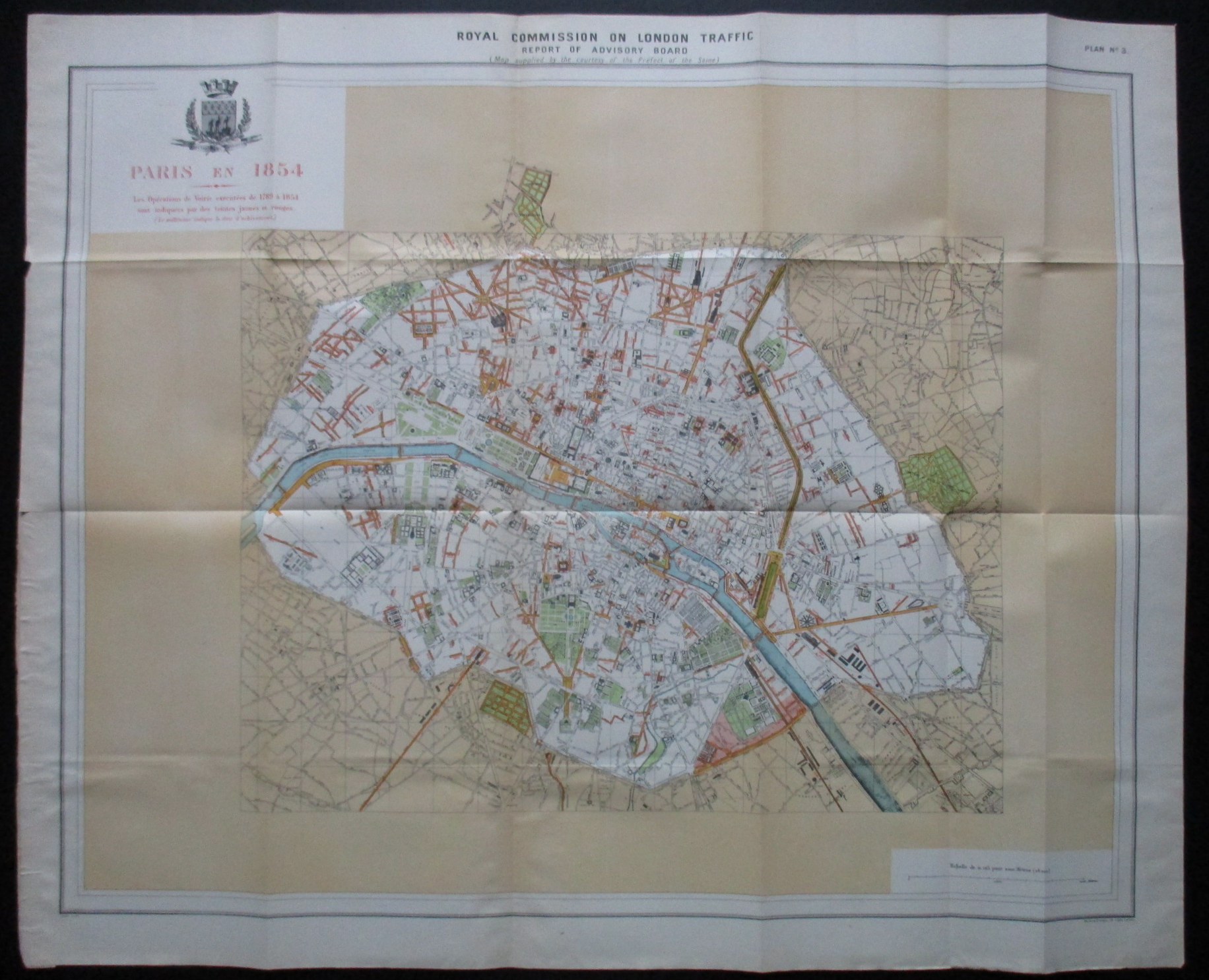 Map of Paris 1854 - Books - PBFA